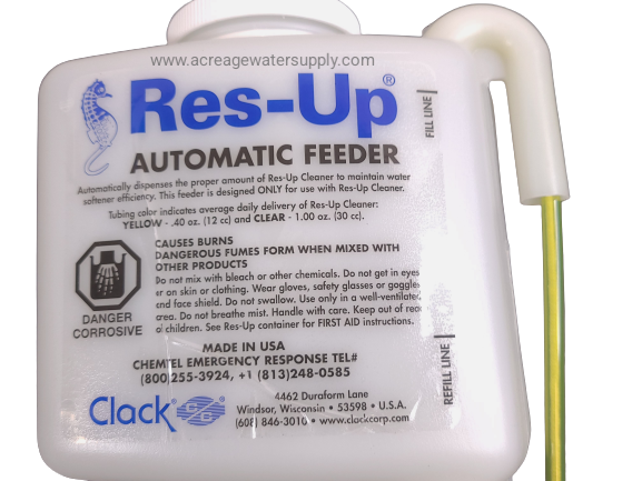 Clack Res-Up Feeder Yellow Wick | Acreage Water Supply & Service - Western Palm Beach County's ...